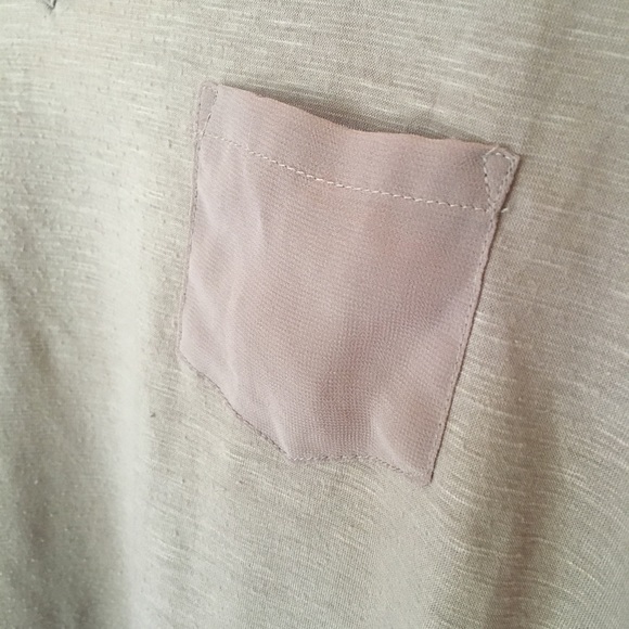 Mudd | Tops | Mudd Hilow Top Sheer Accent Pocket Back Panel S | Poshmark